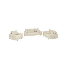 S-STYLE Polstergarnitur 3+2+1 Trygve beige Ma&szlig;e (cm): B: 210 H: 81 Sofas > Sofas nach Material > Stoffsofas &raquo; Sofa DE