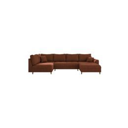 S-STYLE Wohnlandschaft Maya rot Ma&szlig;e (cm): B: 310 H: 81 Sofas > Sofas nach Material > Stoffsofas &raquo; Sofa DE