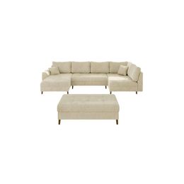 S-STYLE Wohnlandschaft mit Hocker Trygve beige Ma&szlig;e (cm): B: 310 H: 81 Sofas > Sofas nach Material > Stoffsofas &raquo; Sofa DE