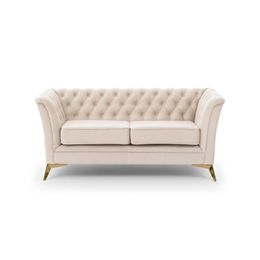 S-STYLE Chesterfield Einzelsofa Wilhelm beige Ma&szlig;e (cm): B: 175 H: 78 &raquo; M&ouml;bel Kraft
