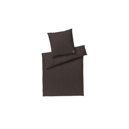 JOOP! Mako-Satin Bettw&auml;sche Soft Stripes braun Ma&szlig;e (cm): B: 135 &raquo; M&ouml;bel Kraft