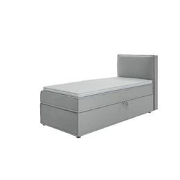 S-STYLE Boxbett mit Stauraum und Topper H3 Uma grau Ma&szlig;e (cm): B: 90 H: 103 &raquo; M&ouml;bel Kraft