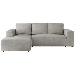 Möbel Kraft Ecksofa Beige mit Schlaffunktion Trentino grau Maße (cm): B: 266 H: 89 » Möbel Kraft