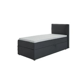 S-STYLE Boxbett mit Stauraum und Topper H3 Uma grau Ma&szlig;e (cm): B: 90 H: 103 &raquo; M&ouml;bel Kraft