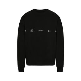 Esteem Sweatshirt ' Logos Oversized ' Herren Gr&ouml;&szlig;e L schwarz