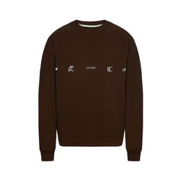 Esteem Sweatshirt Herren Gr&ouml;&szlig;e M braun / wei&szlig;