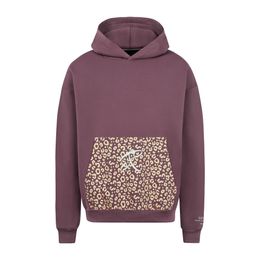 Esteem Sweatshirt ' Leo Aesthetics ' Herren Gr&ouml;&szlig;e L beige / mauve / wei&szlig;