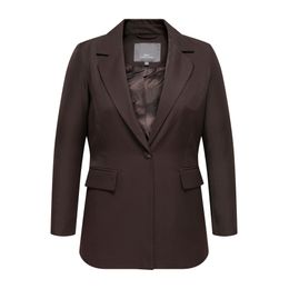 Only Carmakoma Blazer 'CARTHEA' Damen Gr&ouml;&szlig;e 54 schoko
