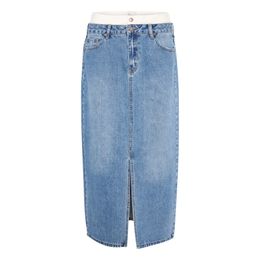 My Essential Wardrobe Rock Damen Gr&ouml;&szlig;e 40 blue denim / wei&szlig;