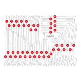 KS Tools Leere Schaumstoffeinlage zu 811.0050 (811.0050-97)