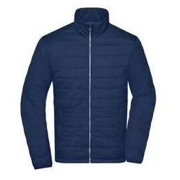 James Nicholson Herren Steppjacke JN1120, navy-blau, Gr&ouml;&szlig;e M - navy - M
