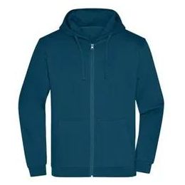 James Nicholson Herren Basic Kapuzen-Sweatjacke JN756, petrol, Gr&ouml;&szlig;e XL - petrol - XL