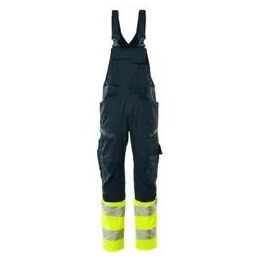 Mascot Latzhose mit Knietaschen ACCELERATE SAFE, Schwarzblau/hi-vis Gelb, Gr&ouml;&szlig;e 76C58 - schwarzblau - 76C58