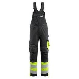 Mascot Sunderland Latzhose mit Knietaschen - SAFE SUPREME - Schwarz/hi-vis Gelb, Gr. 82C66 - schwarz - 82C66