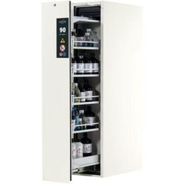 Sicherheitsschrank Typ 90 ASECOS V-MOVE-90, 1 Vertikalauszug, Reinwei&szlig;/Reinwei&szlig;