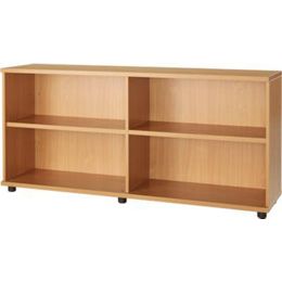 Sch&auml;fer Shop Sch&auml;fer Shop Select Anstellregal, aus Holz, 2 Fachb&ouml;den, B 1600 mm x T 421 x H 750 mm, Buche