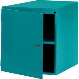 Manuflex Geh&auml;use-Unterbau, f&uuml;r Werkbank Profi Tiefe 700 mm, wasserblau