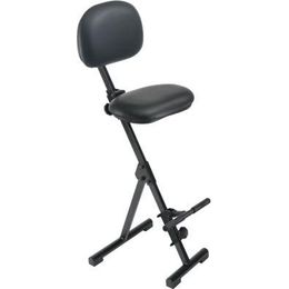 Stehhilfe meychair Futura Light AF-SR-11153, klapp- & sitzh&ouml;henverstellbar, mit Aufstieghilfe, B 370 x T 210 x H 540-900 mm, Stahl & Kunstleder, schwarz