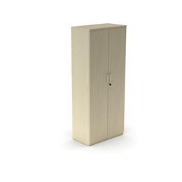 Fl&uuml;gelt&uuml;renschrank BEXXSTAR, 5 Ordnerh&ouml;hen, Holzt&uuml;ren, H 1895 mm, Ahorn-Dekor