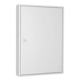 format Schl&uuml;sselschrank S 100, B 300 x T 80 x H 450 mm, bis zu 100 Schl&uuml;ssel, lichtgrau