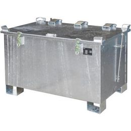 Lithium-Ionen-Lagerbeh&auml;lter LIL 220, Stahlblech, abschlie&szlig;barer Deckel, 3-fach stapelbar, B 1200 x T 800 mm