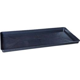 Auffangwanne f&uuml;r Kleingebinde, Volumen 22 l, stapelbar, B 550 x L 1200 x H 50 mm, Polyethylen, schwarz
