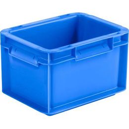 Sch&auml;fer Shop Euro Box Serie EF 2120, aus PP, Inhalt 1,9 L, geschlossene W&auml;nde, Unterfassgriff, blau