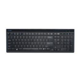 USB Tastatur Kensington Advance Fit&trade; K72357DE, deutsches Full-Size Layout, F&uuml;&szlig;e um 30&deg; klappbar, mit USB-Kabel, matt-schwarz