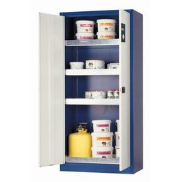 Umweltschrank ASECOS E-CLASSIC, Fl&uuml;gelt&uuml;ren, Front Lichtgrau, B 950 x T 500 x H 1950 mm