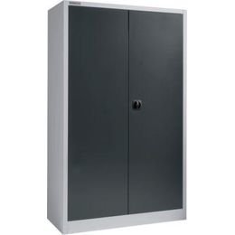 Sch&auml;fer Shop Sch&auml;fer Shop Select Materialschrank MSI 2512 S, B 1200 x T 500 x H 1935 mm, wei&szlig;aluminium/anthrazitgrau