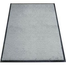 Schmutzfangmatte miltex Eazycare Style, eckig, antistatisch, UV-best&auml;ndig, waschbar, High-Twist-Nylon & Niltrilgummi, 800 x 1200 mm, verkehrsgrau
