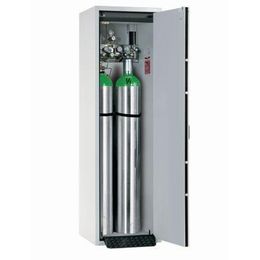 Druckgasflaschenschrank G-CLASSIC-30 Standard, Fl&uuml;gelt&uuml;r Anschlag rechts, 2x 50 l Flaschen, B 598 x T 616 x H 2050 mm