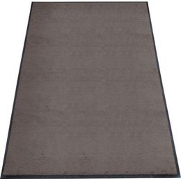 Schmutzfangmatte miltex Eazycare Style, eckig, antistatisch, UV-best&auml;ndig, waschbar, High-Twist-Nylon & Niltrilgummi, 1200 x 2000 mm, graubraun