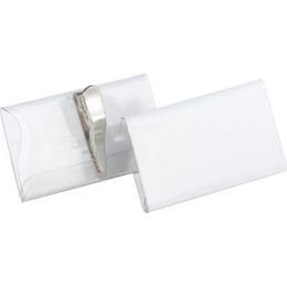 Durable Namensschild, mit Krokoklemme, 40 x 75 mm