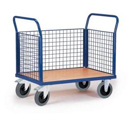 ROLLCART Gitter-Dreiwandwagen, 1000 x 580 mm