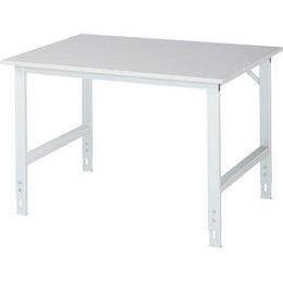 Rau Arbeitstisch, Melamin-Platte, B 1250 x T 1000 x H 760-1080 mm