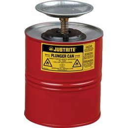Sparanfeuchter Justrite, aus Stahlblech PREMIUM Line, rot, &oslash; 185 x H 267 mm, 4 l