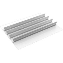 Schubladeneinsatz treston, 4 Mittelplatten, B 900 mm, f&uuml;r Serie 90 mit H 100 mm