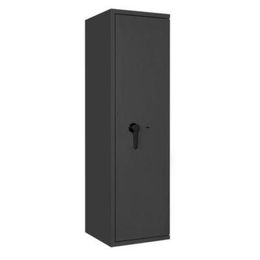 Tresor Lyra 12, Klasse 0 nach EN 1143-1, 125 l, T&uuml;ranschlag rechts, Doppelbartschloss, 3 Fachb&ouml;den, B 400 x T 420 x H 1400 mm, graphitgrau RAL 7024