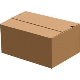 Versandkarton, mit Automatikboden, wiederverschlie&szlig;bar, bis 20 kg, L 305 x B 215 x H 135 mm, Wellpappe, braun