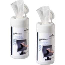 Durable Screenclean, feucht, 2 Dosen &aacute; 100 T&uuml;cher