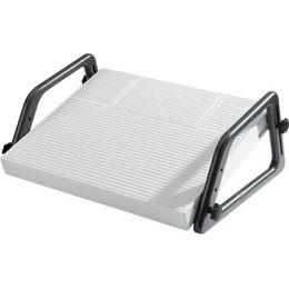 EDV-Fu&szlig;st&uuml;tze Wedo Relax, h&ouml;henverstellbar, DIN 4556, lichtgrau