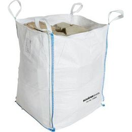 Sch&auml;fer Shop Containersack Sch&auml;fer Shop Genius Big Bag, oben offen, bis 1,5 t, 4 Hebeschlaufen, 1 St&uuml;ck, B 900 x T 900 x H 1200 mm, wei&szlig;