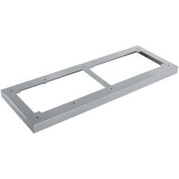 Sch&auml;fer Shop Sch&auml;fer Shop Genius Stahlsockel TETRIS WOOD, f&uuml;r Regale/Schr&auml;nke B 1000 mm, wei&szlig;aluminium