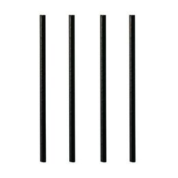 Trinkhalme Papstar, f&uuml;r Shakes, Einweg, L 210 x &Oslash; 8 mm, aus FSC&reg;-zertifiziertem Papier, schwarz, 100 St&uuml;ck