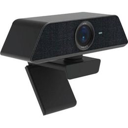 Webcam ADVANTouch SpaceCam, 8 MP, 4K, 120&deg;-Weitwinkel, winkelverstellbar, 2 Mikrofone, USB-C, B 145 x T 60 x H 60 mm, Fernbedienung, schwarz