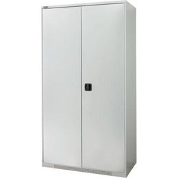 Sch&auml;fer Shop Sch&auml;fer Shop Genius Schwerlastschrank FS, Stahlblech, B 1055 x T 520 x H 1950 mm, 5 OH, lichtgrau, bis 1000 kg