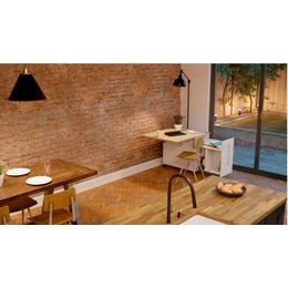 Homeoffice Rollcontainer Multicontainer, mit Auszug, abklappbare Seitenplatte links, B 480-1080 x T 800 x H 740 mm, Masonic Eiche/wei&szlig;