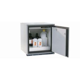 Sicherheitsunterbauschrank Typ 90 ASECOS UB-T-90, Fl&uuml;gelt&uuml;r, Anschlag rechts, Front Lichtgrau, B 593 x T 502 x H 600 mm