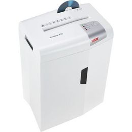 Aktenvernichter HSM shredstar X10, Sicherheitsstufe 4, Partikelschnitt 4,5 x 30 mm, 10 Blatt, wei&szlig;-silber